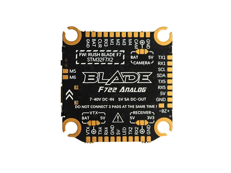 Полетный контроллер RUSHFPV Blade F722 Analog 30x30 купить в интернет ...